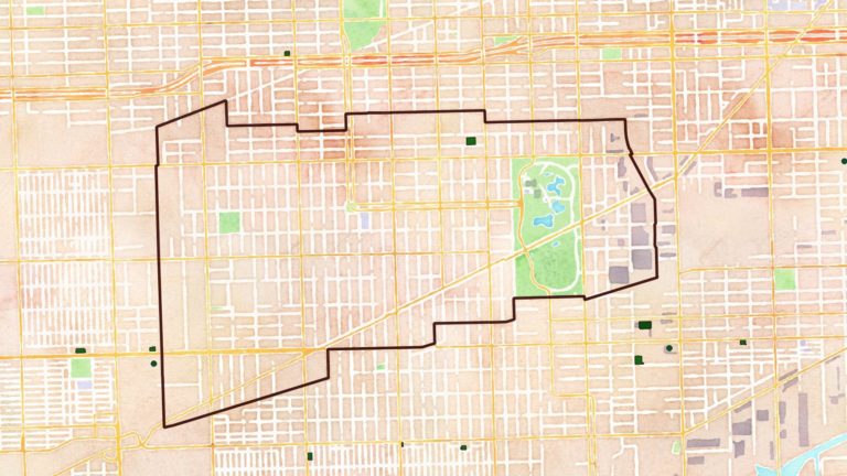 Collection of Chicago (North Lawndale) maps - Bike Lab