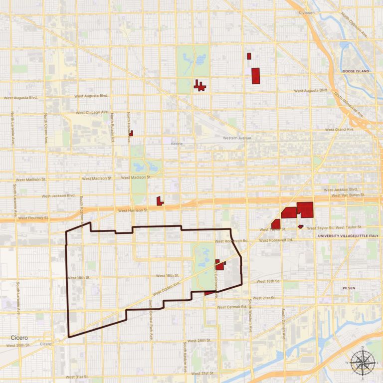 Collection of Chicago (North Lawndale) maps - Bike Lab