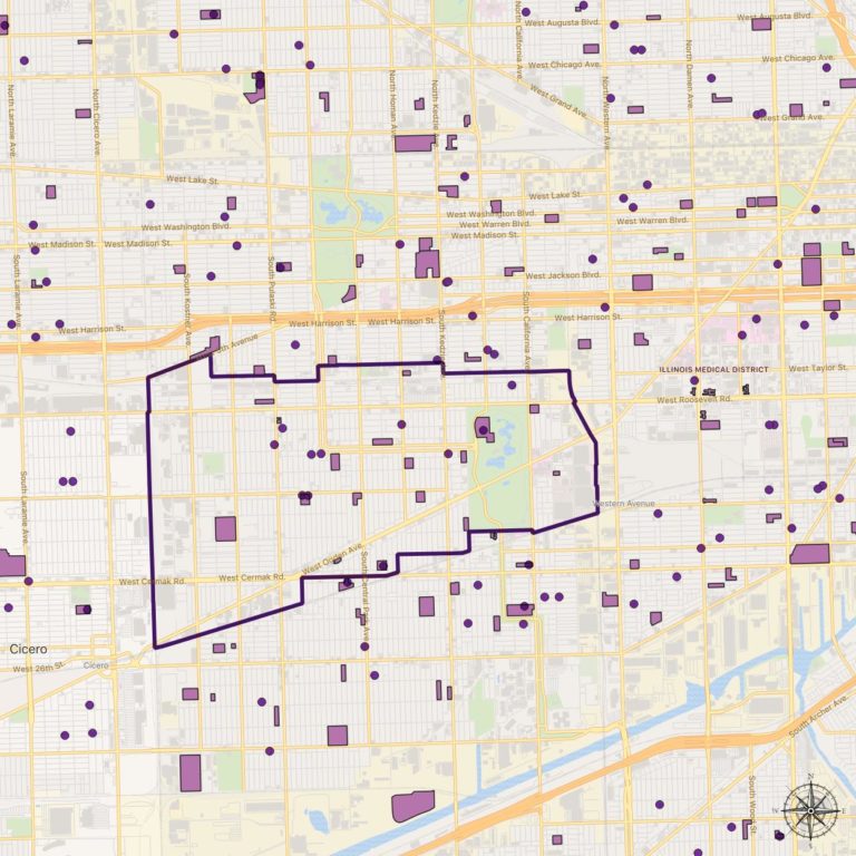 Collection of Chicago (North Lawndale) maps - Bike Lab